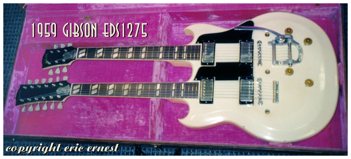 Vintage Gibson Neck Guitars. EMS1235 EDS1275 EBS1250