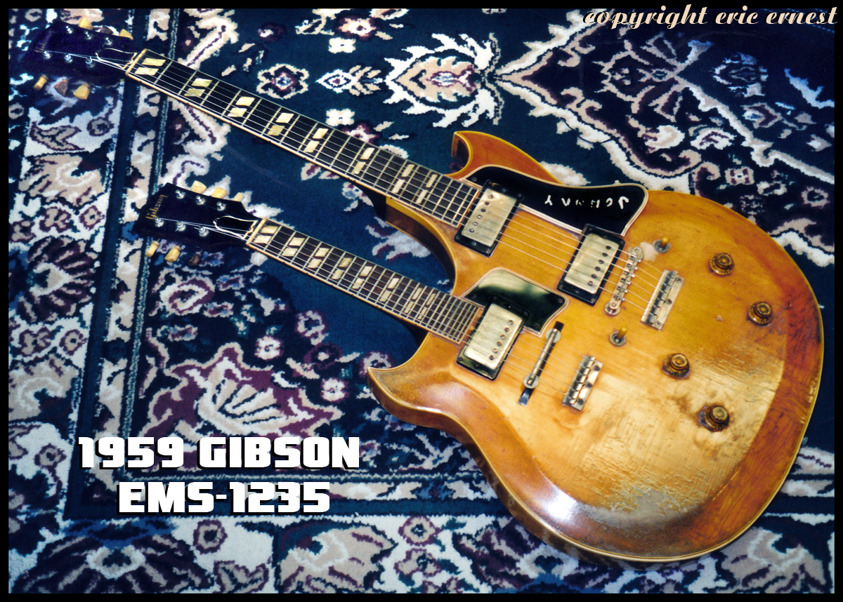 Vintage Gibson Neck Guitars. EMS1235 EDS1275 EBS1250