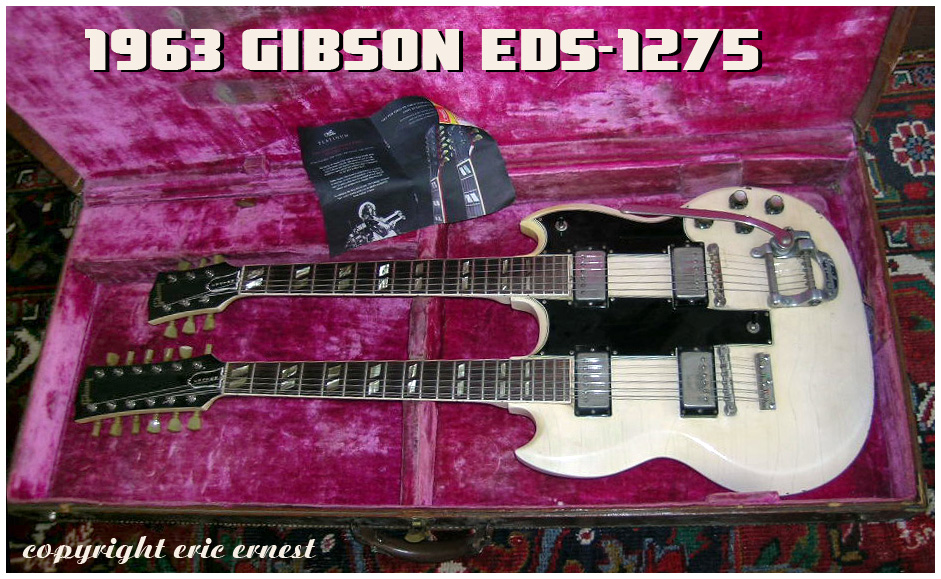 Vintage Gibson Neck Guitars. EMS1235 EDS1275 EBS1250